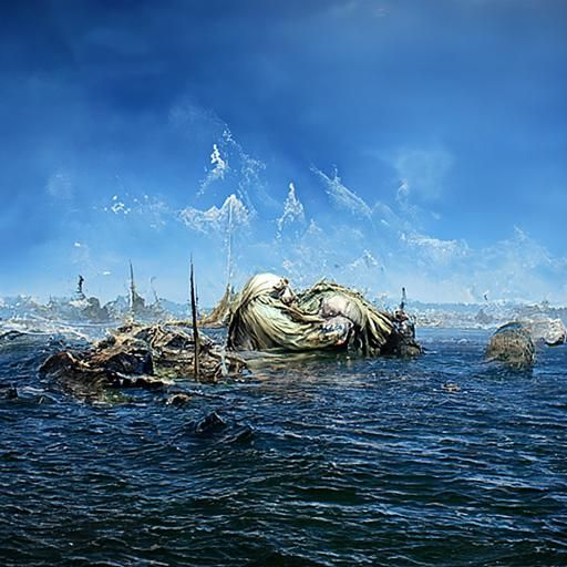 For the salt-hag has the knowing of blowing sand into the wind so it ...