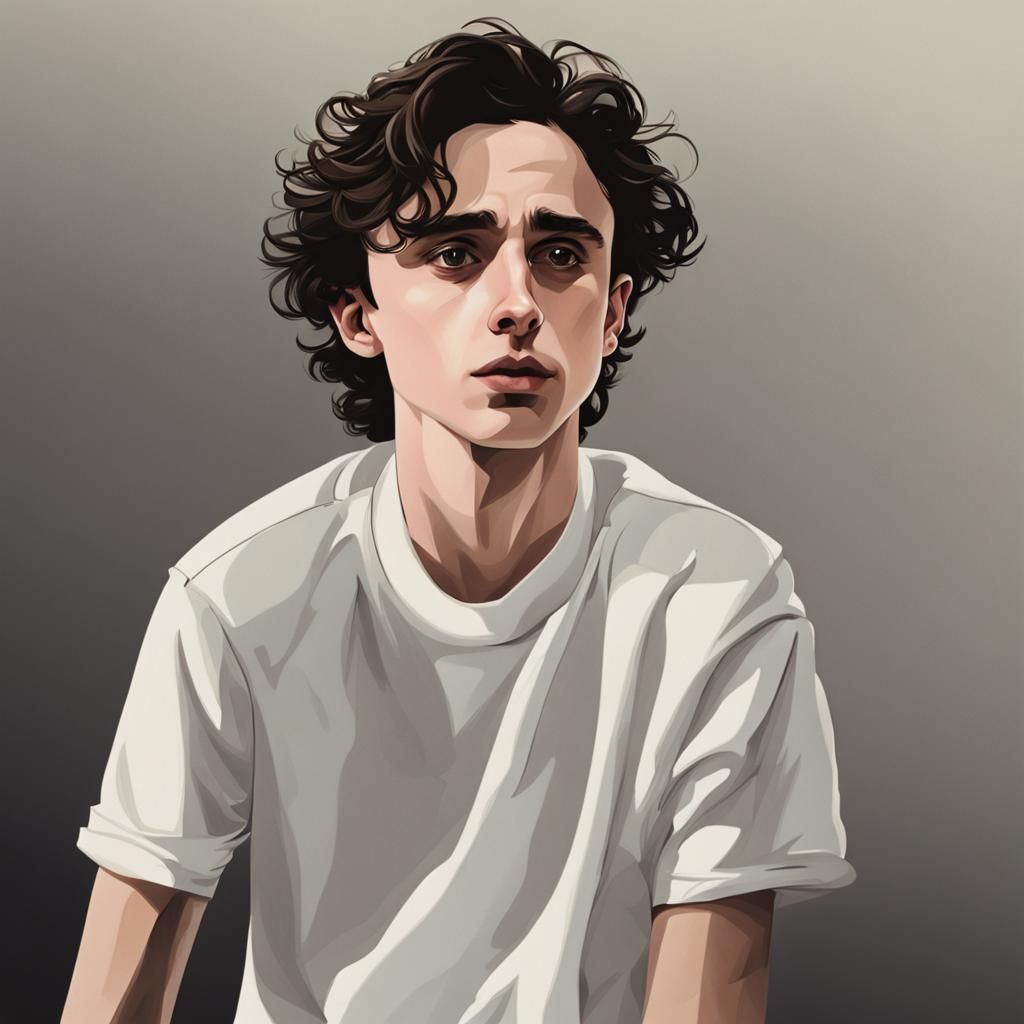 Timothée Chalamet - AI Generated Artwork - NightCafe Creator