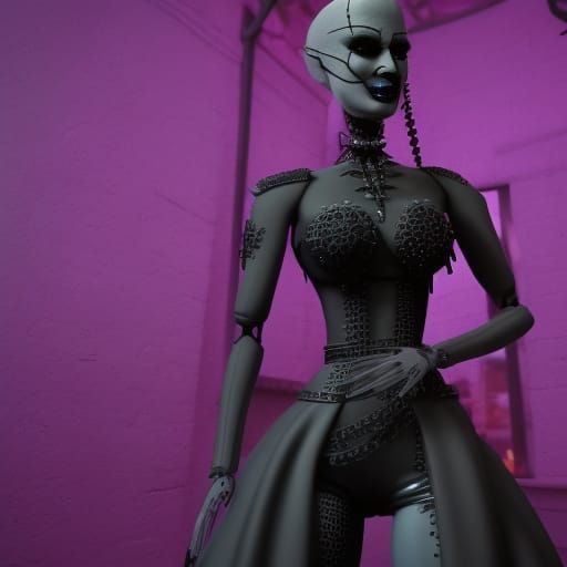 Cenobite Barbie, Hellraiser Barbie - AI Generated Artwork - NightCafe Creator