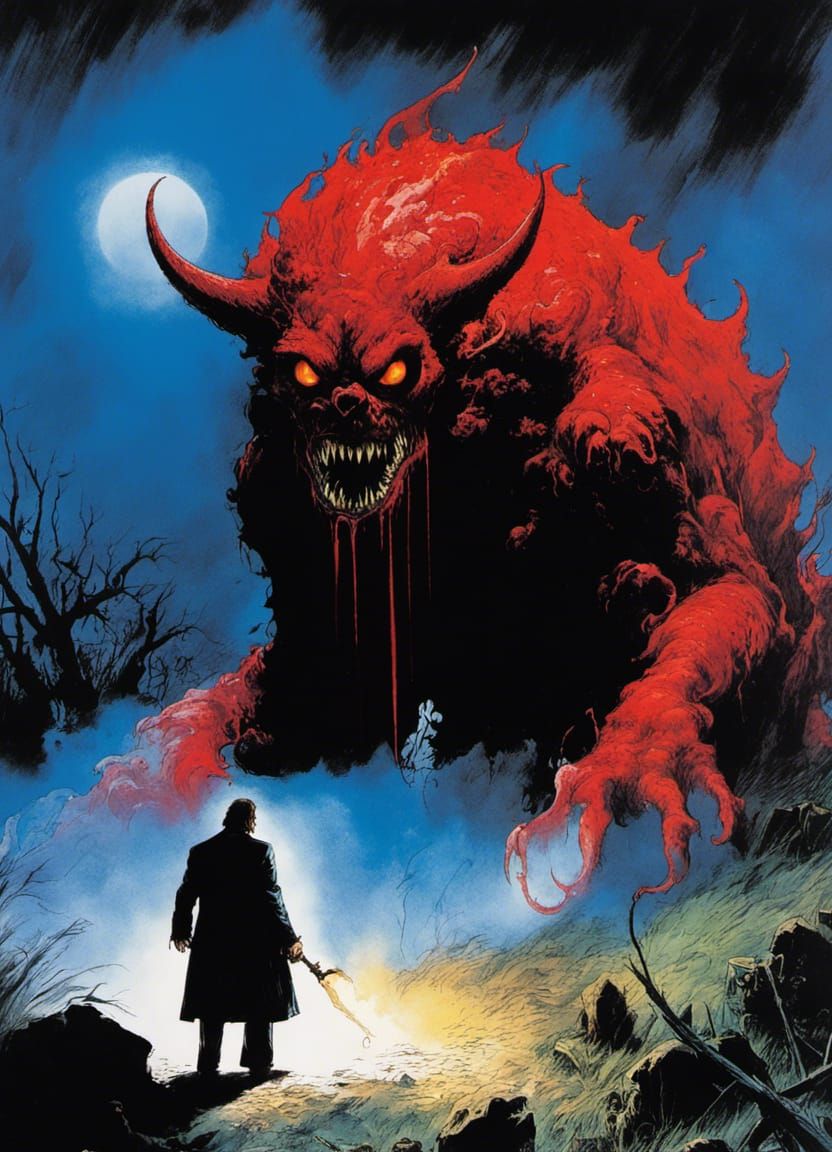 Monsters come out at night (2 of 2) - AI Generated Artwork - NightCafe ...