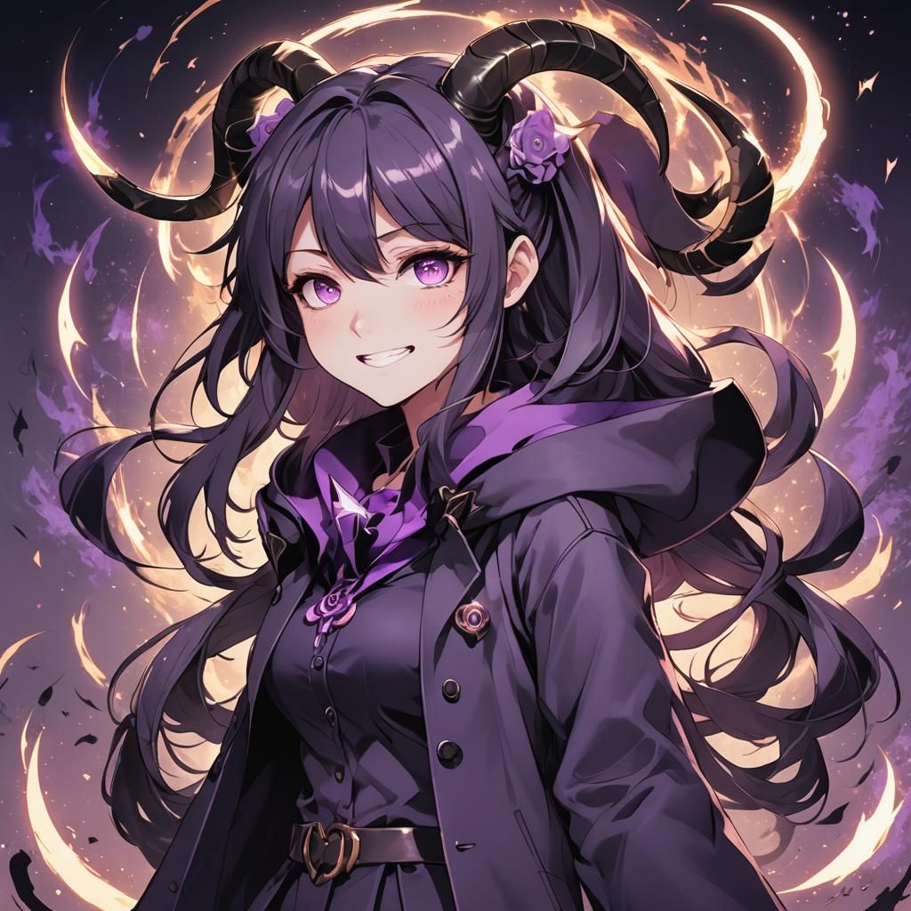 Anime Style of Evil Magical Girl Lyla - AI Generated Artwork ...