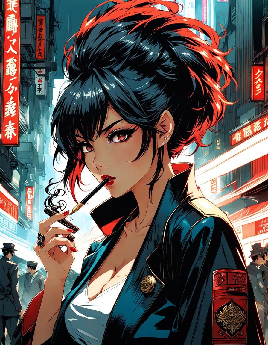 Urban Fantasy : Detective Kimura - AI Generated Artwork - NightCafe Creator