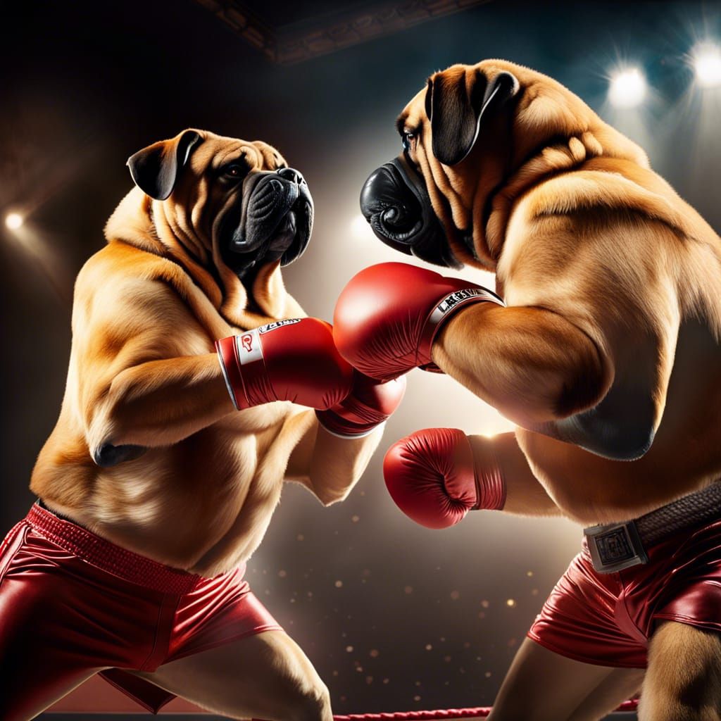 Let's get ready to rumble .. - AI Generated Artwork - NightCafe Creator