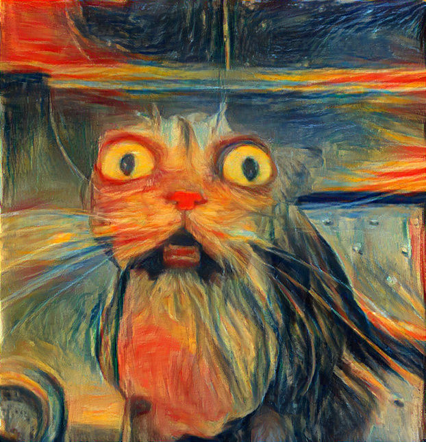 funny wet cat painting - AI Generated Artwork - NightCafe Creator
