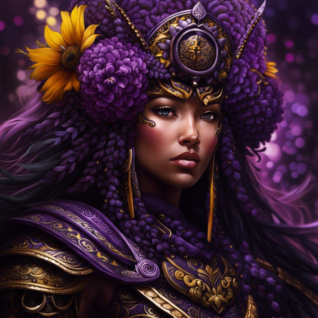 flower warrior - AI Generated Artwork - NightCafe Creator