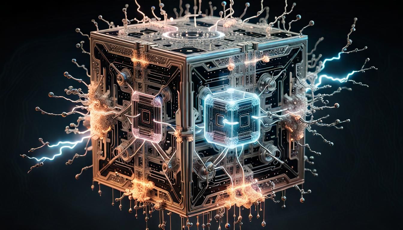 Surreal smoke fluid cube play - AI Generated Artwork - NightCafe Creator