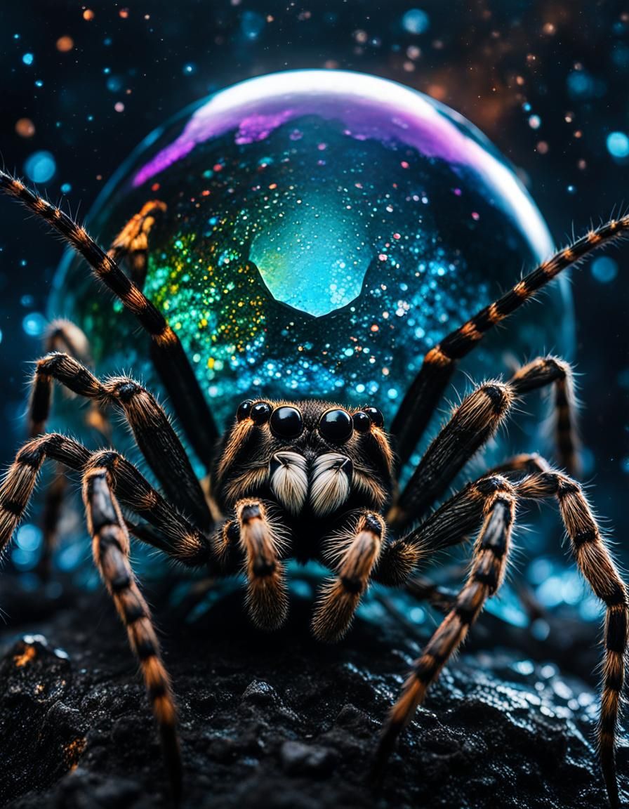 Space Tarantula - AI Generated Artwork - NightCafe Creator