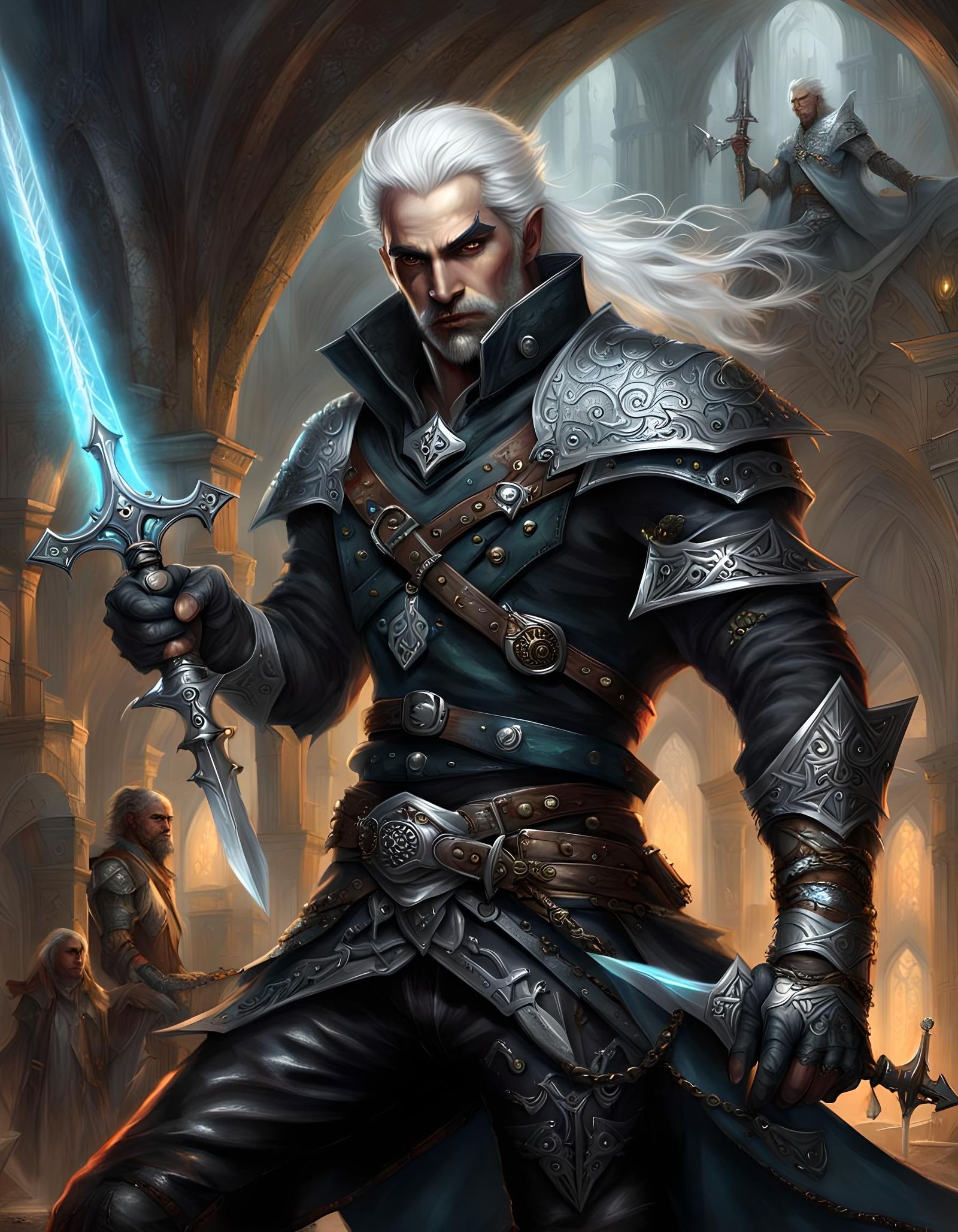 Warrior Mage 02 - AI Generated Artwork - NightCafe Creator