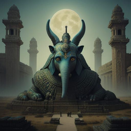 major and minor deities, from various religions realistic photo style ...