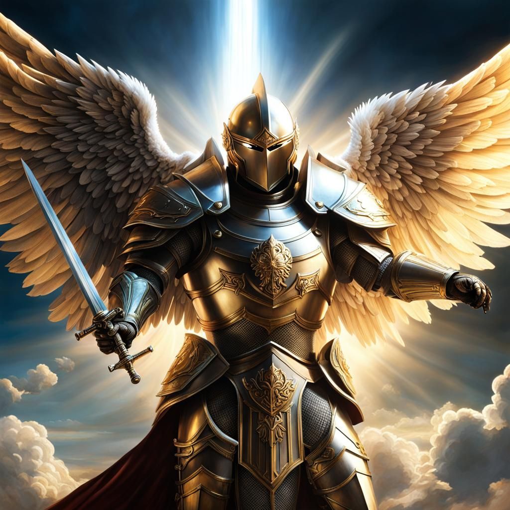 Armored Angel - AI Generated Artwork - NightCafe Creator