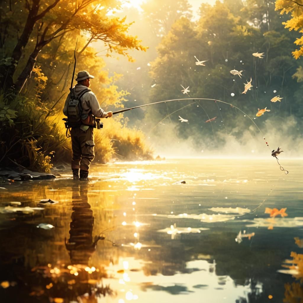 Fishing Fantasy - AI Generated Artwork - NightCafe Creator