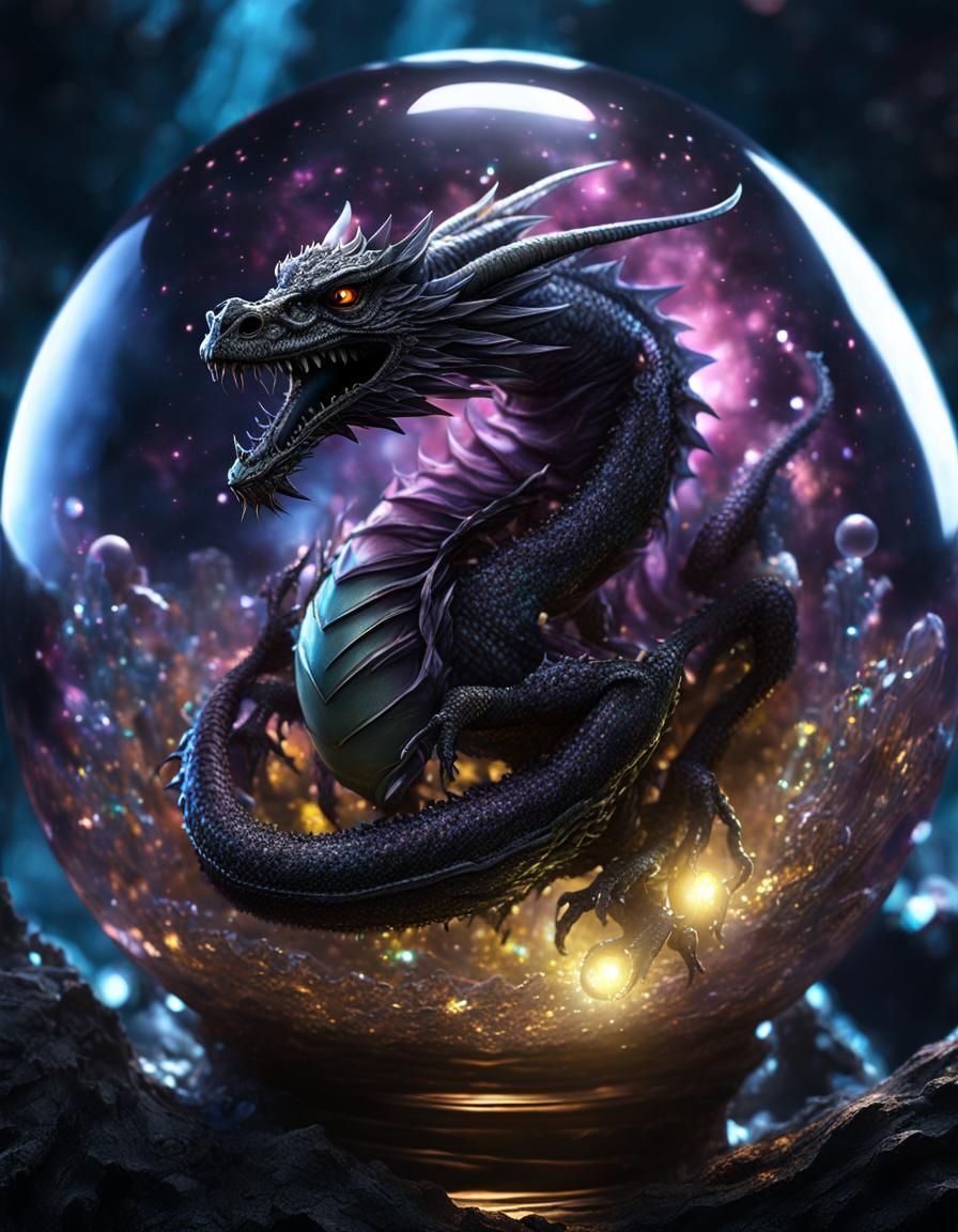 Xeno-exobiologist Dragon - AI Generated Artwork - NightCafe Creator