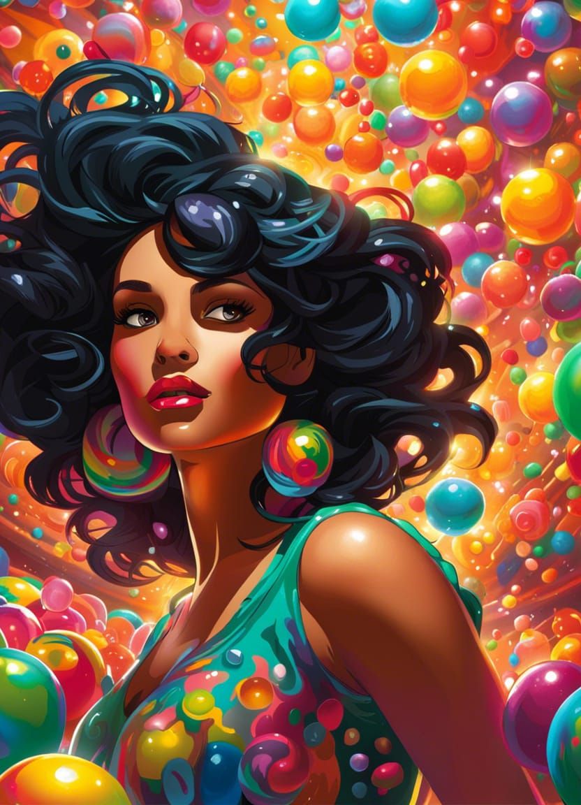 The candy galaxy universe. ver1 - AI Generated Artwork - NightCafe Creator