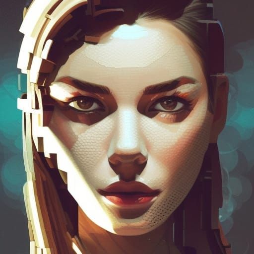 Woman in pieces - AI Generated Artwork - NightCafe Creator