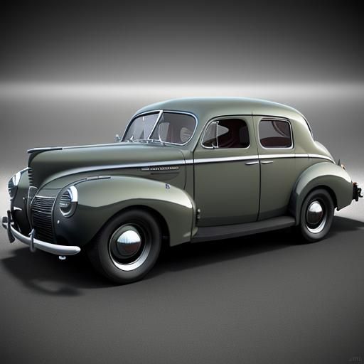 Design your own unique automobile side view # use 1940s design ...