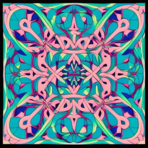 Beautiful Penrose Tiling - AI Generated Artwork - NightCafe Creator