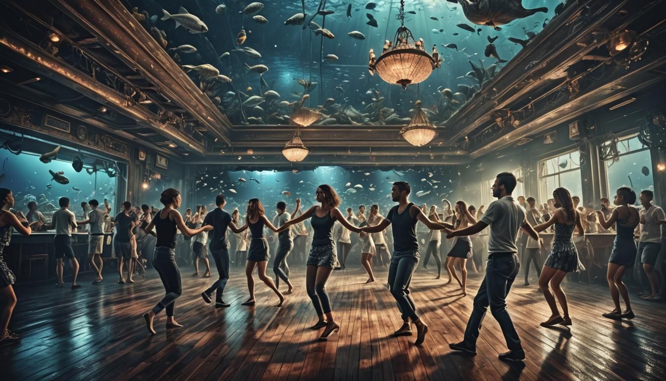 The Ocean Dance Club - AI Generated Artwork - NightCafe Creator