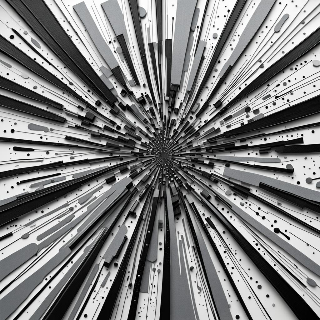 3D ZEN abstrait fantasy asymmetrical lines zen - AI Generated Artwork ...