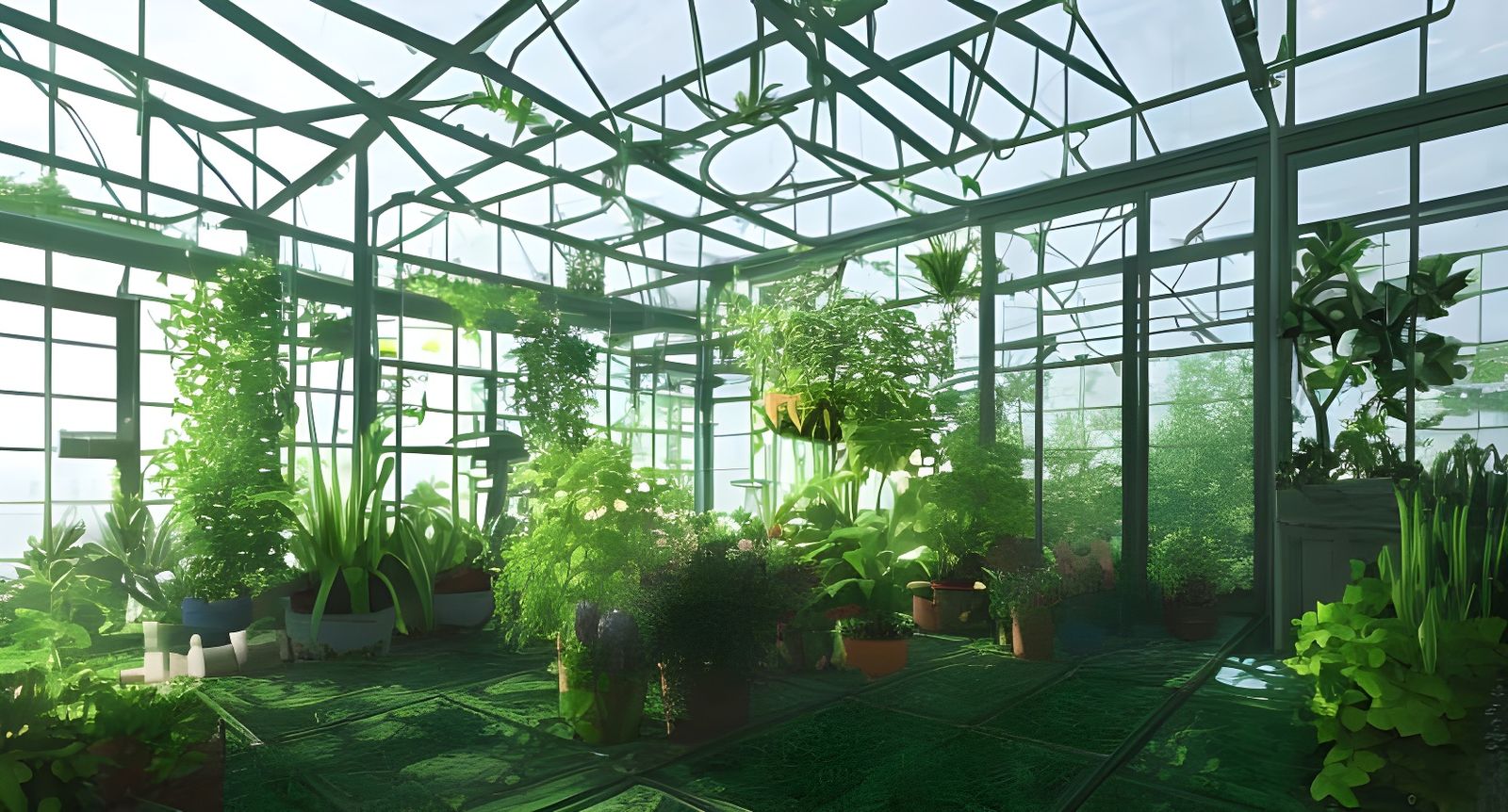 Greenhouse - AI Generated Artwork - NightCafe Creator