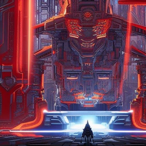 Inside the Mecha II - AI Generated Artwork - NightCafe Creator