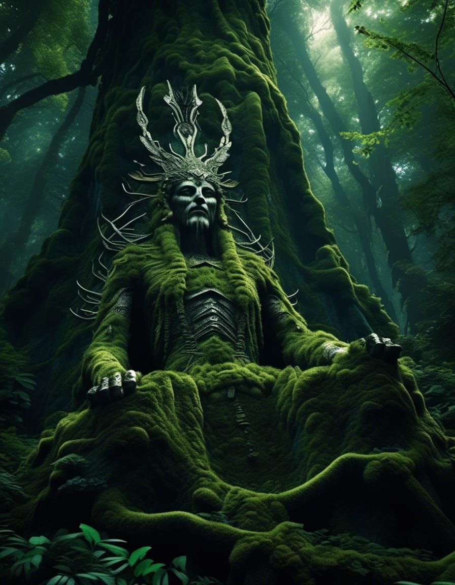 Ancient being awakens… - AI Generated Artwork - NightCafe Creator