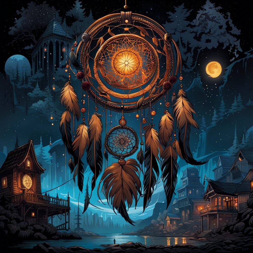 Dream catcher - AI Generated Artwork - NightCafe Creator