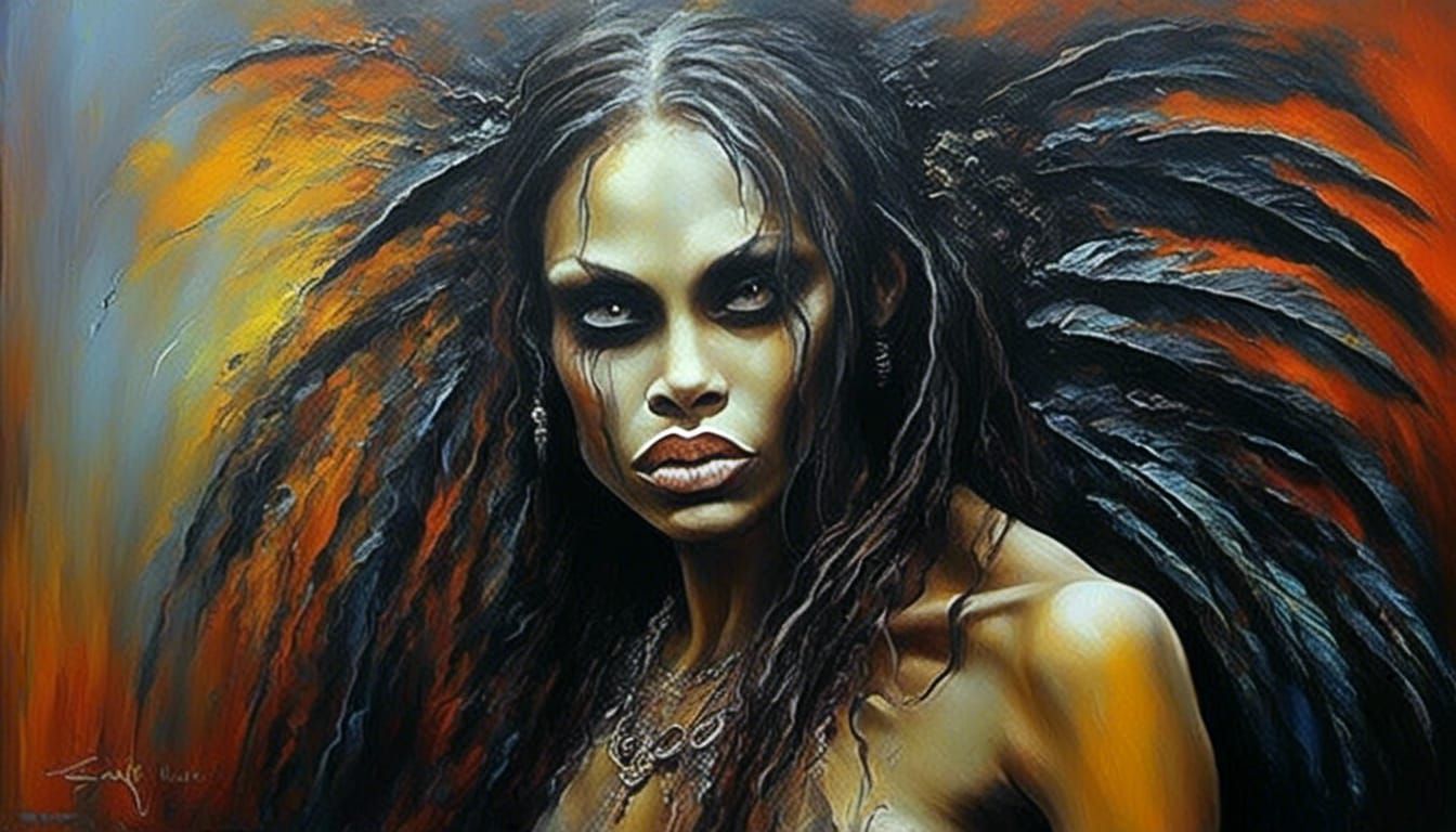 Eerie Surreal Masterpiece of an Insane Man - AI Art