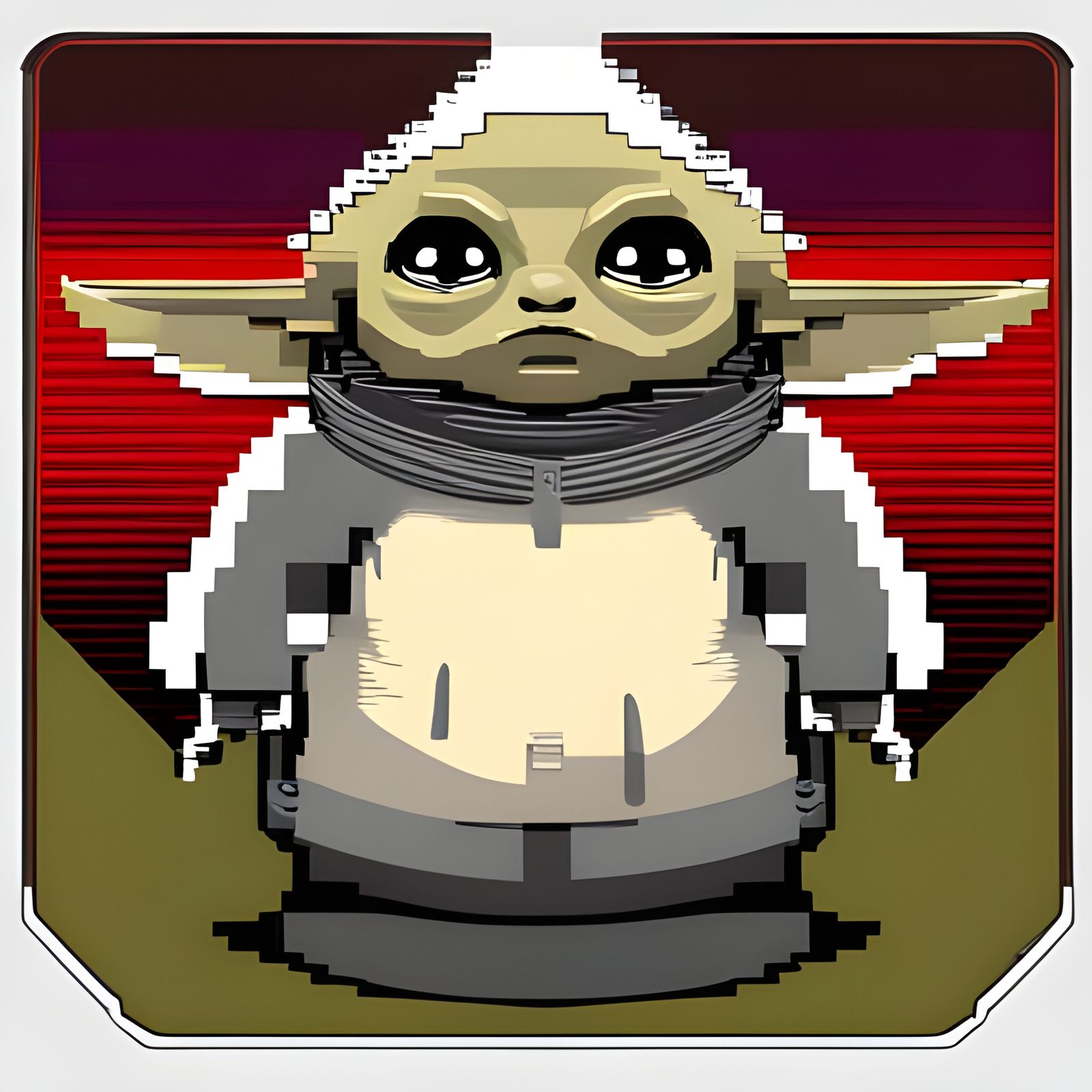 8-bit Baby Yoda
