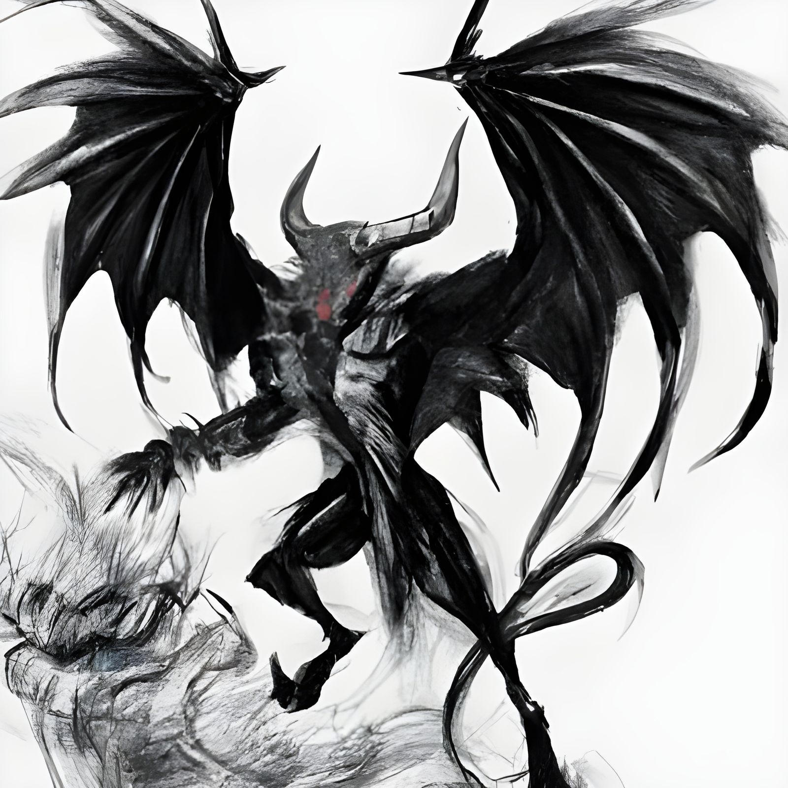 Demon of Rebellion Concept Art 01 - AI Generated Artwork - NightCafe ...