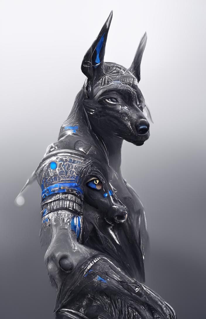 hyperrealistic painting of Anubis - AI Generated Artwork - NightCafe ...
