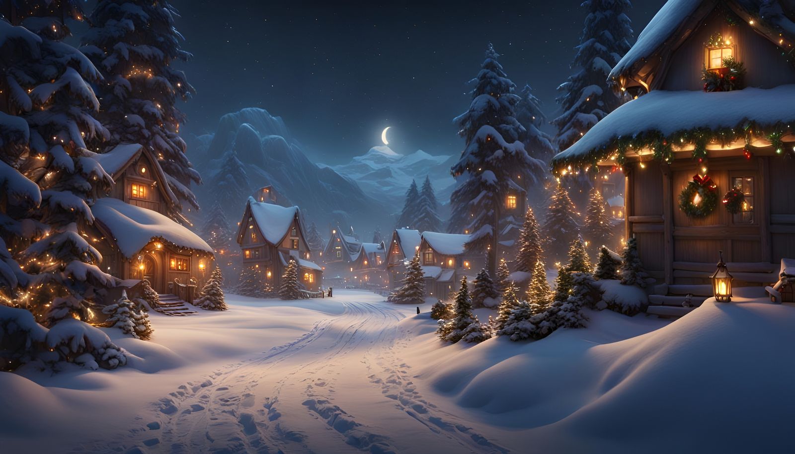 Soon Christmas time - AI Generated Artwork - NightCafe Creator