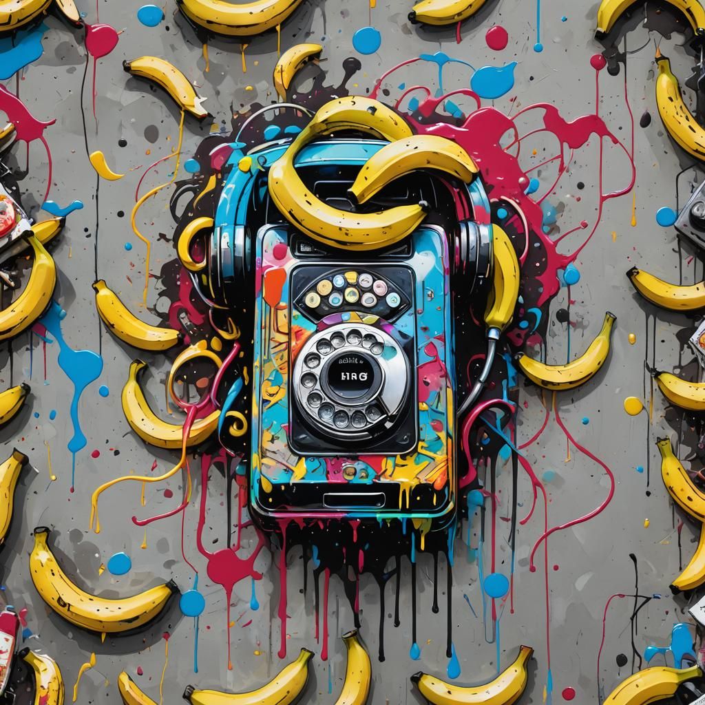 Ring ring ring banana phone - AI Generated Artwork - NightCafe Creator