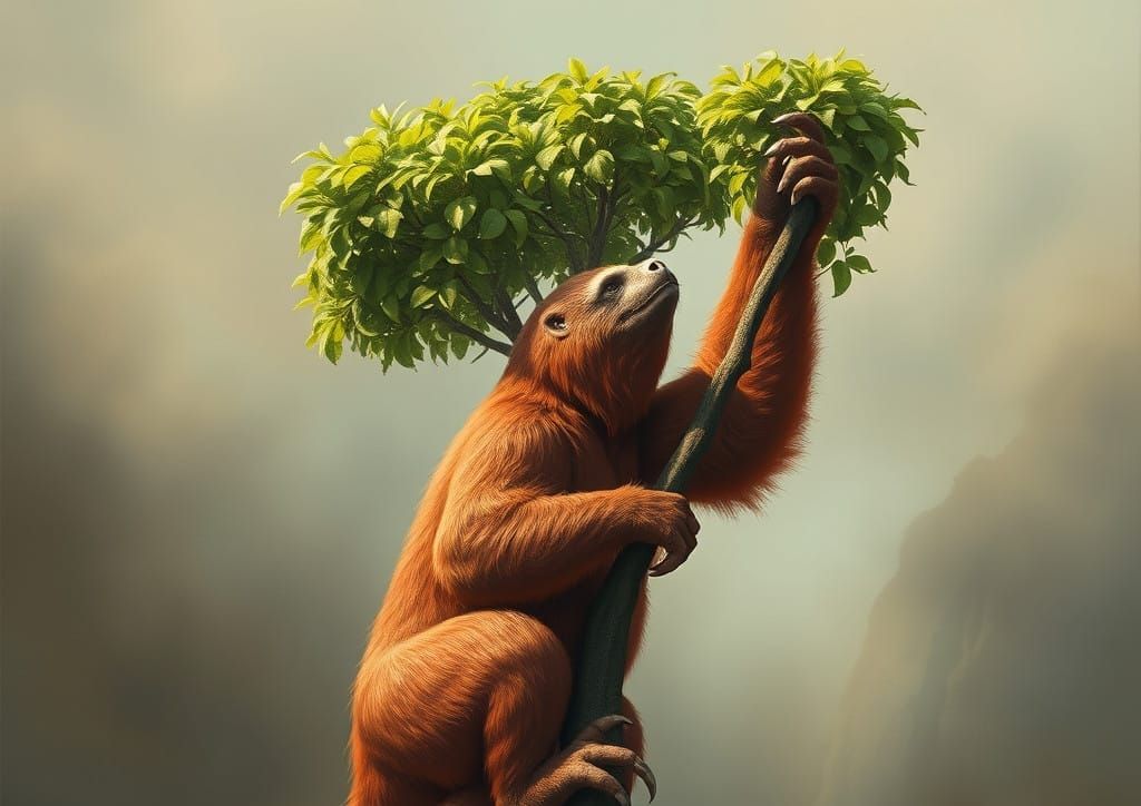 cryptid: Mapinguarí (probably Megatherium) / Amazonia