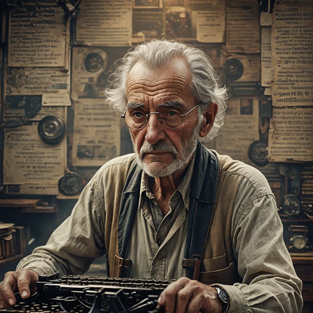 Typewriter - AI Generated Artwork - NightCafe Creator