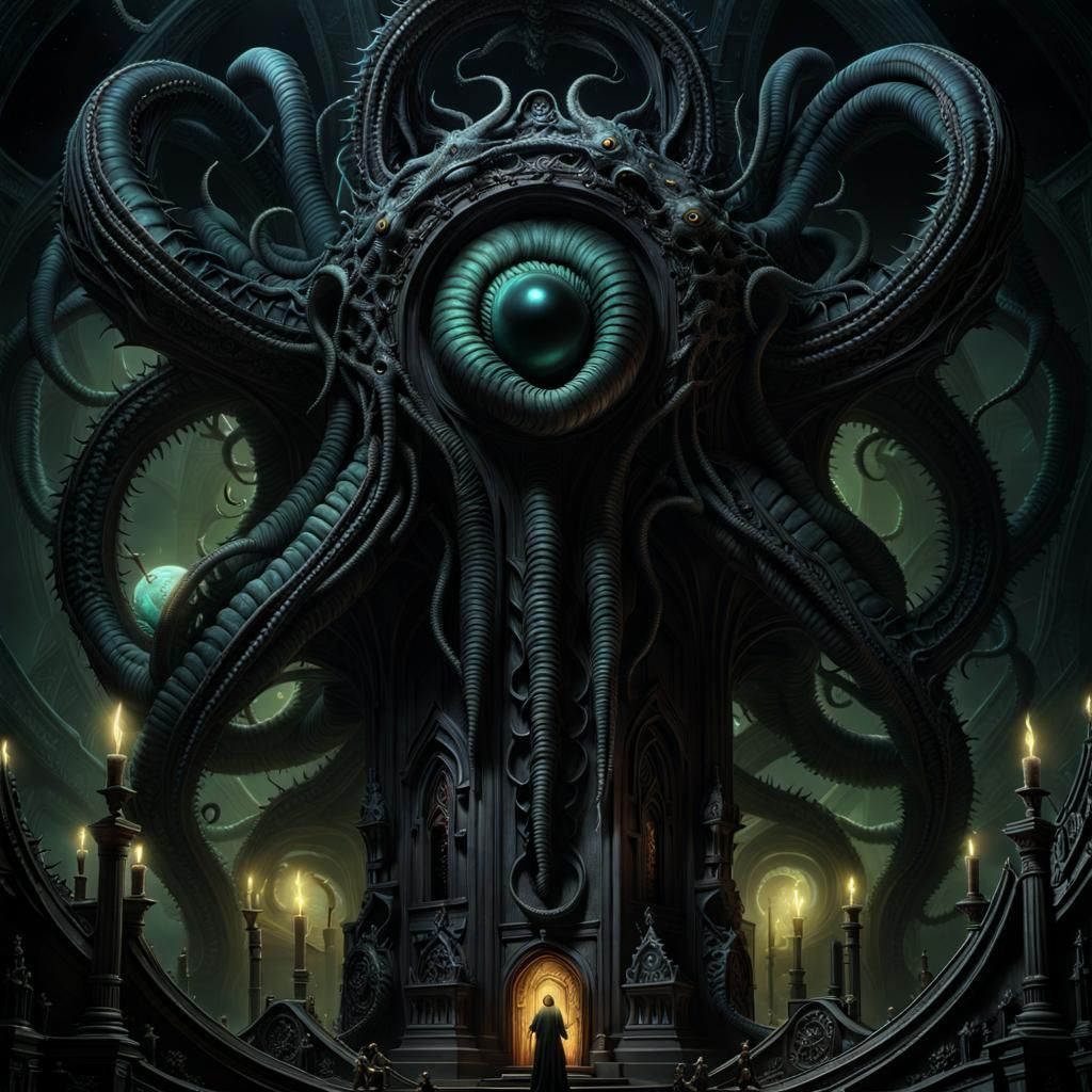 Pitiless Gaze of the Outer Dark - AI Generated Artwork - NightCafe Creator