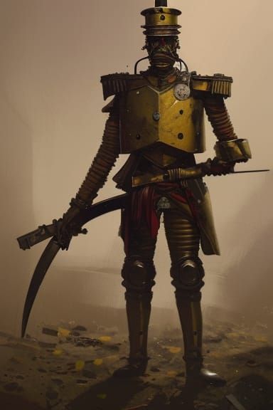 Clockwork Soldier - AI Generated Artwork - NightCafe Creator