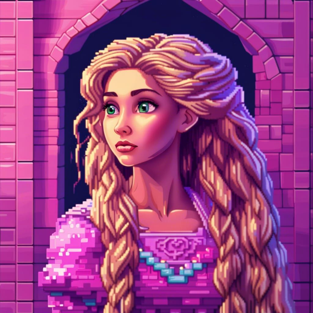 Rapunzel - AI Generated Artwork - NightCafe Creator