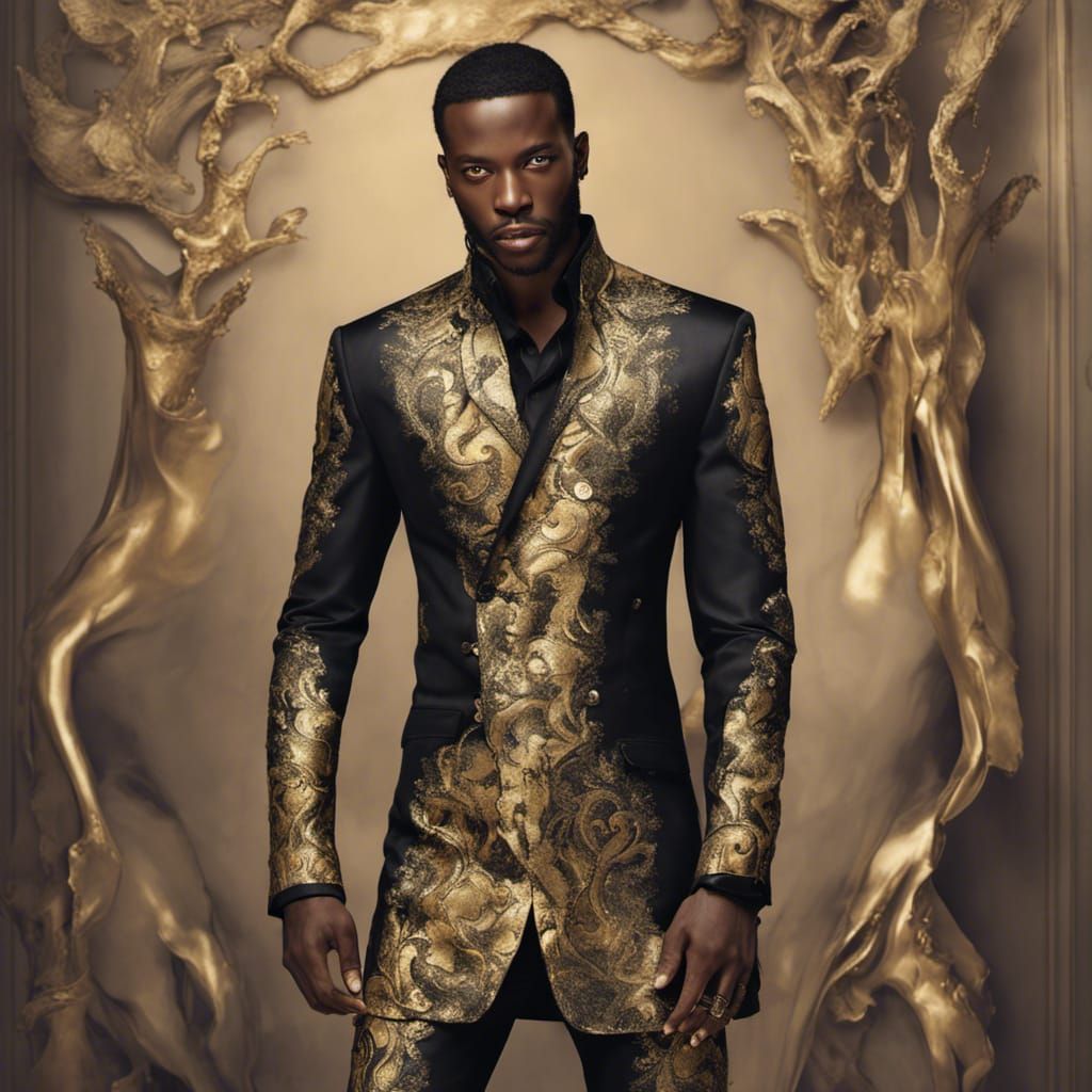 Solid Gold Saturday Photoshoot - AI Generated Artwork - NightCafe Creator