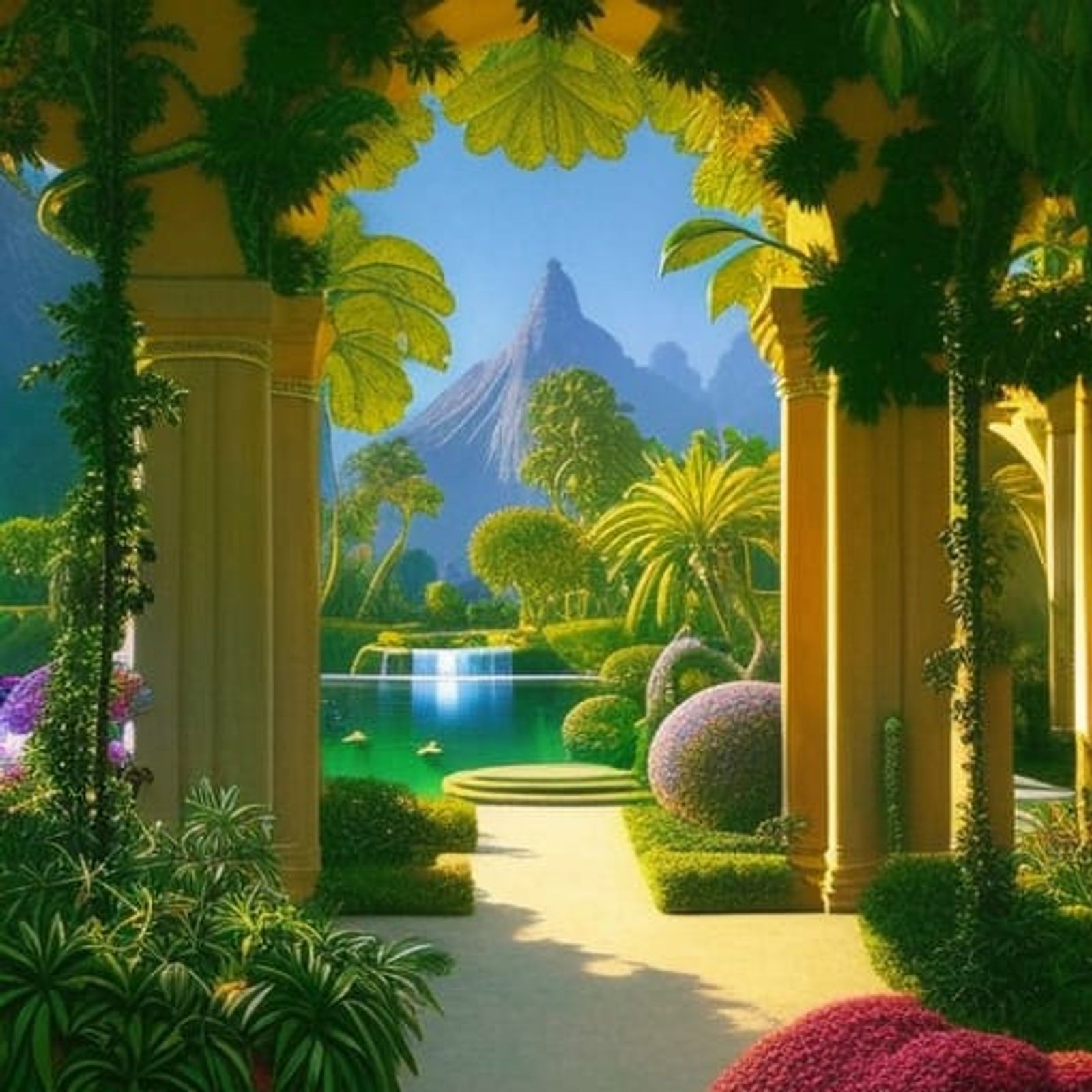 Landscape Design - AI Generated Artwork - NightCafe Creator