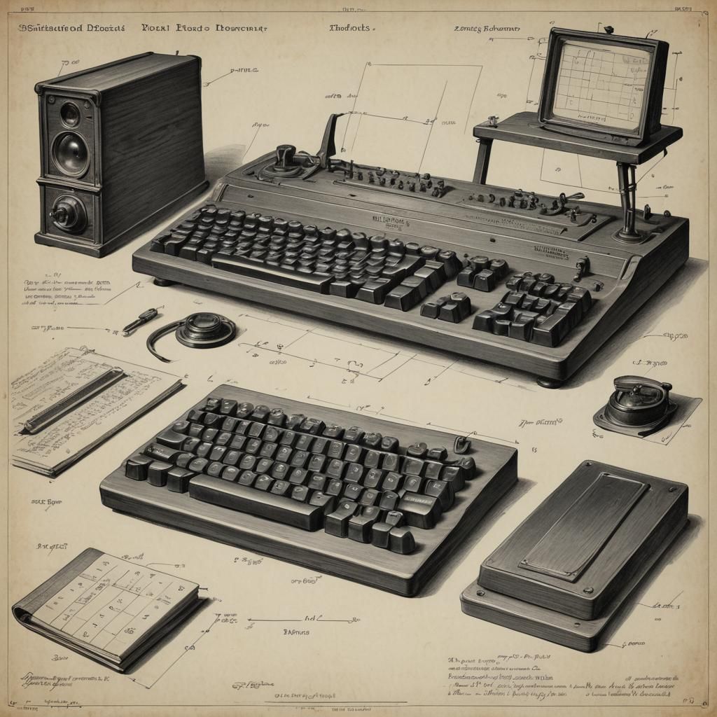 Early Vision of PCs - AI Generated Artwork - NightCafe Creator