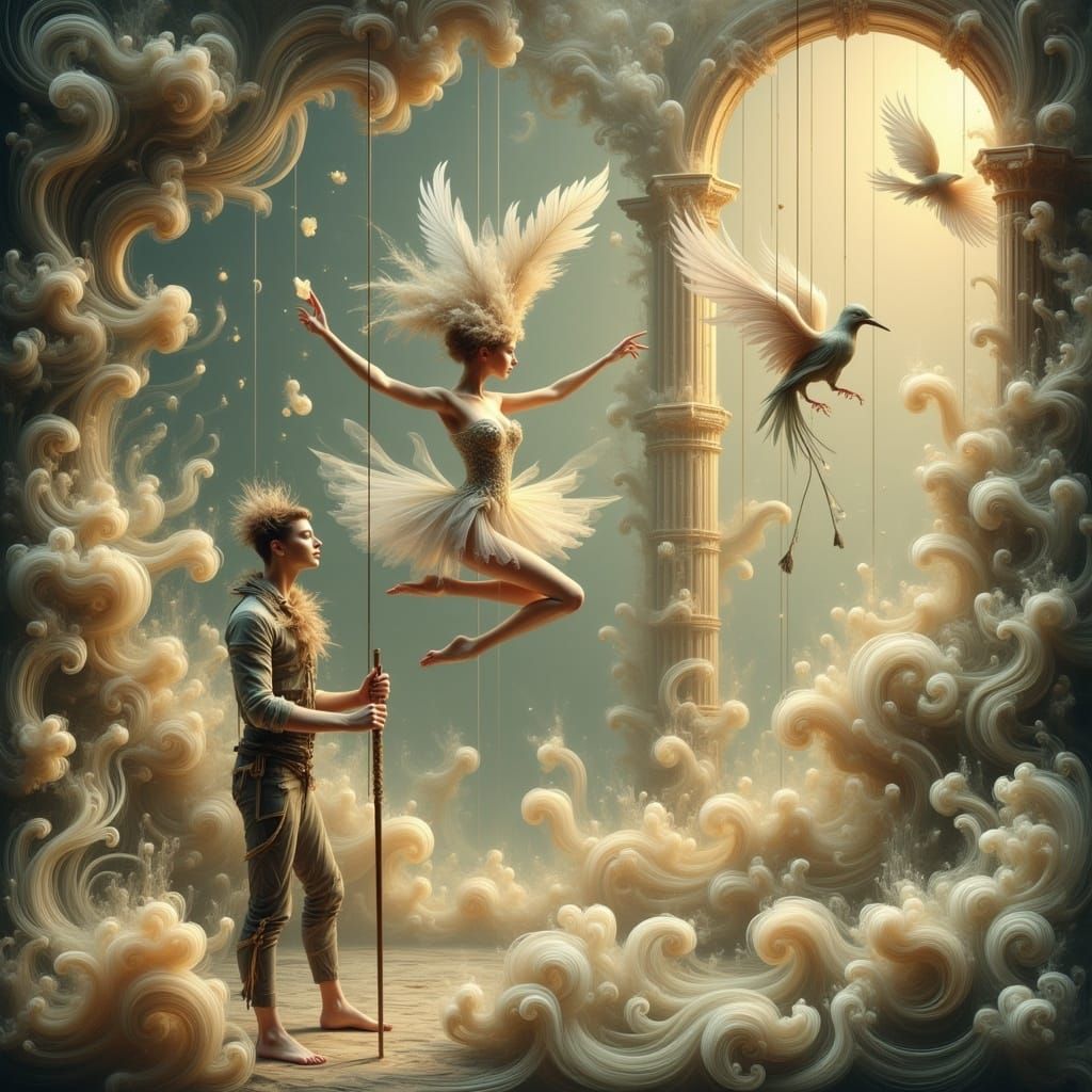 Rope dancer, we want to help you To weave the rope of your liberty