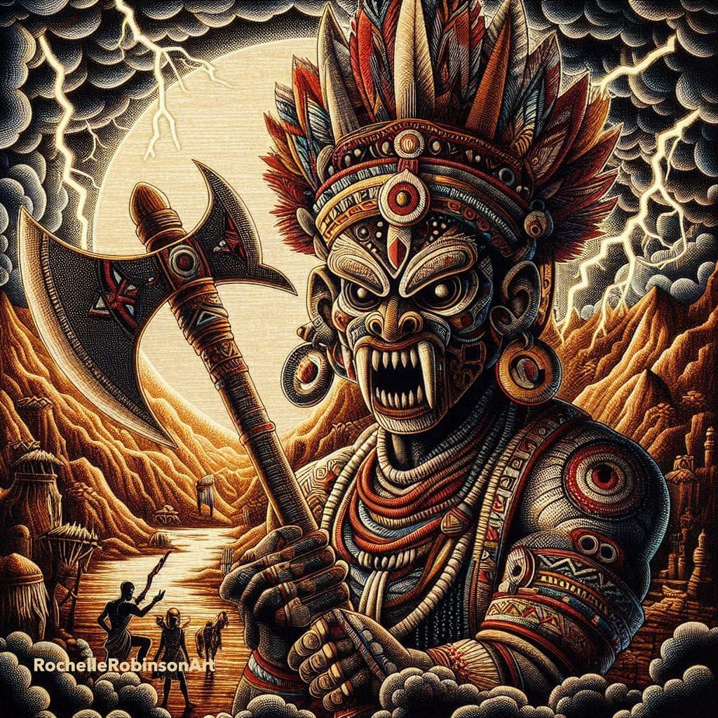 Sango African God Of Vengeance - AI Generated Artwork - NightCafe Creator