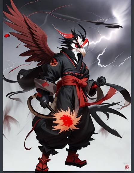 My RPG character : a Tengu Air Mage - AI Generated Artwork - NightCafe ...