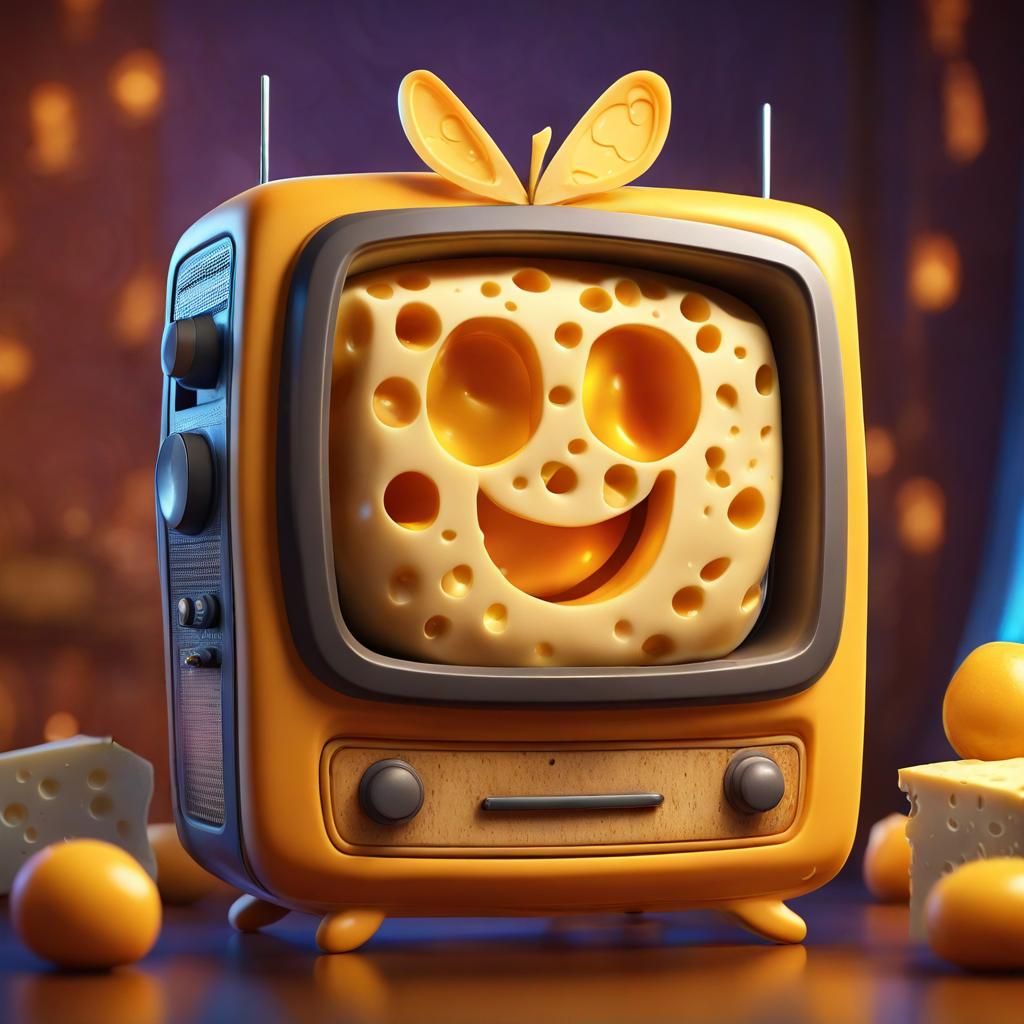Cheese TV! - AI Generated Artwork - NightCafe Creator