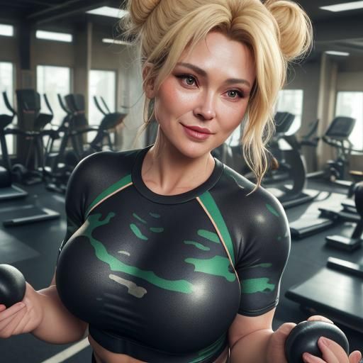 Mature bombshell - AI Generated Artwork - NightCafe Creator