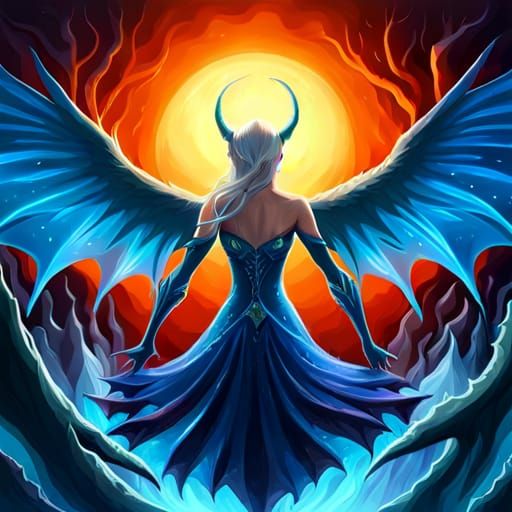 through the fiery black heart of the galaxy - AI Generated Artwork - NightCafe Creator