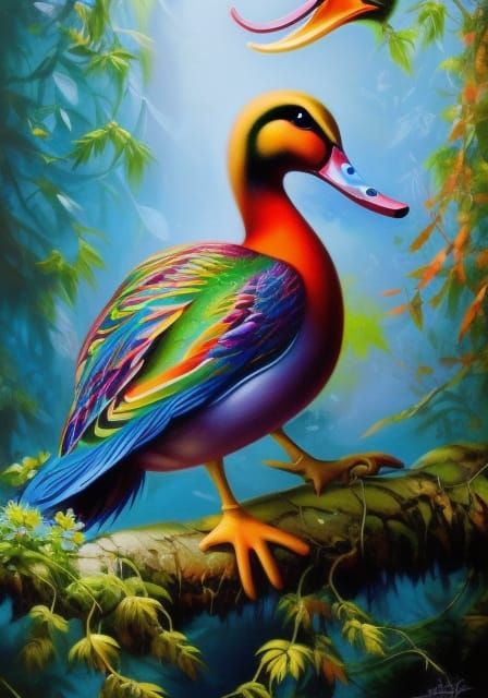 Duck - AI Generated Artwork - NightCafe Creator