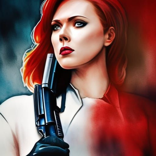 Natasha Romanoff aka Black Widow - AI Generated Artwork - NightCafe Creator