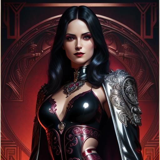 goth goddess - AI Generated Artwork - NightCafe Creator