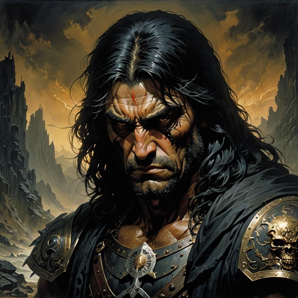 The Broken Warrior - AI Generated Artwork - NightCafe Creator